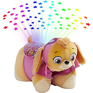 Pillow Pets Paw Patrol Skye Sleeptime Lite, 11" Nickelodeon Stuffed Animal Nightlight