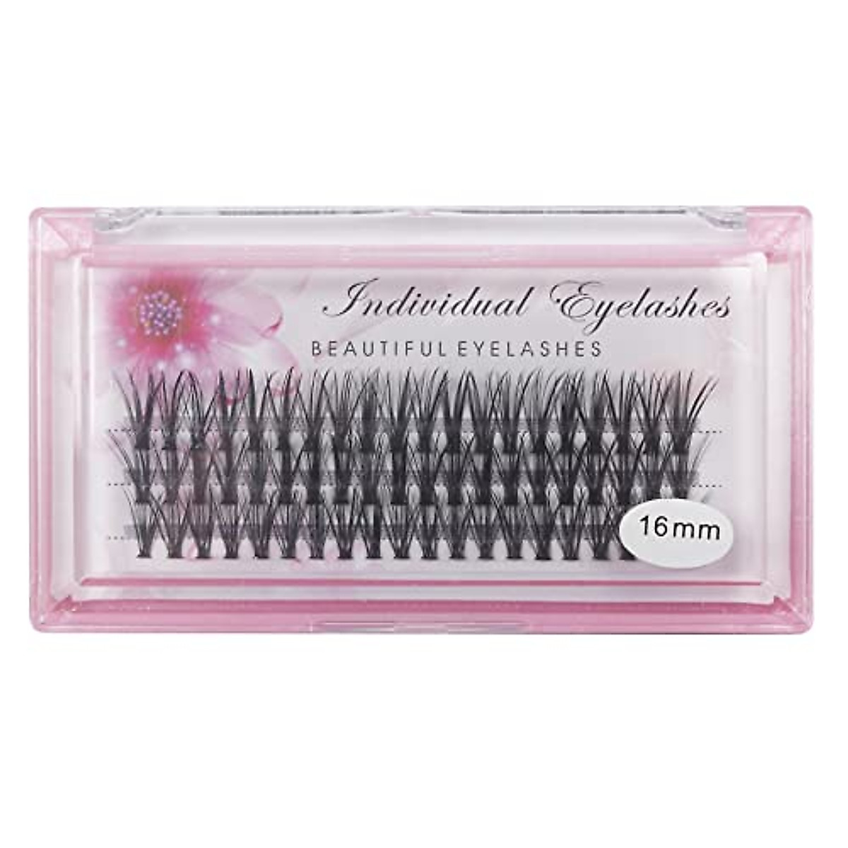 Bodermincer 20D 0.07mm Thickness 8-22mm To Choose Grafting False Eyelashes False Eyelashes Individual Natural Long Mink Fake Eyelashes Extension Handmade (16mm)