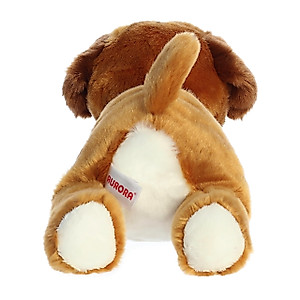 Aurora® Adorable Flopsie™ Chad Boxer™ Stuffed Animal - Playful Ease - Timeless Companions - Brown 12 Inches