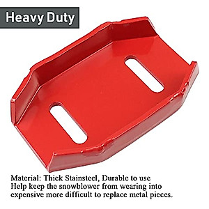 HUSWELL Snowblower Skid Shoes 2 Pack with Mounting Hardware for Ariens Universal 2 Stage Snow Thrower 01028600 02483859 24599 2483859 106500 245995 2483851…
