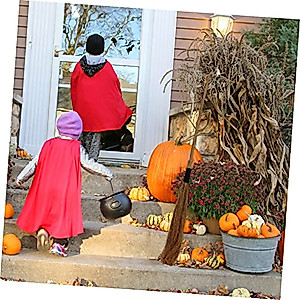 2 Pcs Halloween Broom Halloween Witch Broom Props Housekeeping Cleaning Tool Retractable Broom Portable Kids Halloween Costume Halloween Witch Besom Party Supplies Child Aldult