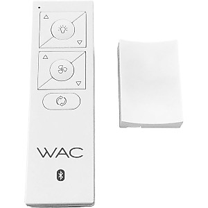 WAC Lighting Eclipse Indoor and Outdoor 5-Blade Smart Ceiling Fan 54in Brushed Nickel Matte Black with 3000K LED and Remote Control works with Alexa and iOS or Android App