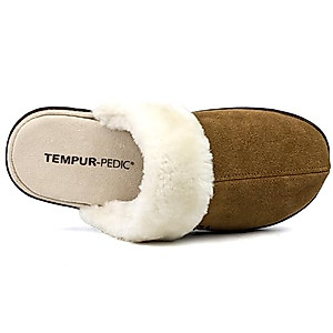 Tempur-Pedic Women's Kensley Clog Slipper,Hashbrown Suede,US 9 M