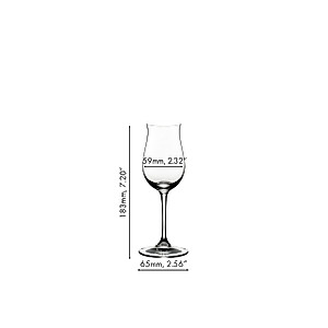 RIEDEL Vinum Cognac Hennessy 6416/71 Lead Crystal Glass 170 ml Set of 2