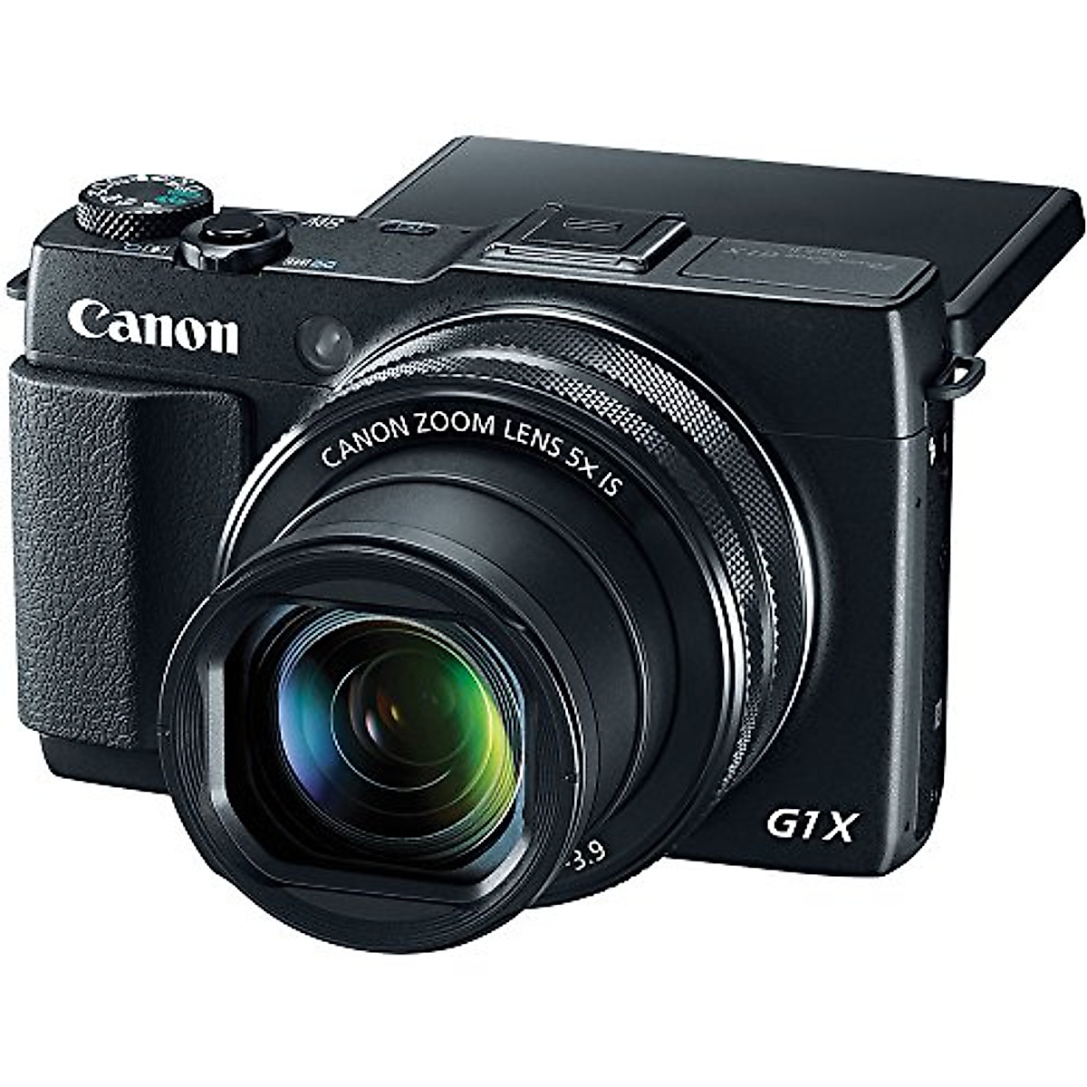Canon PowerShot G1 X Mark II Digital Camera (9167B001), 64GB Memory Card, Card Reader, HDMI Cable, Case, Flex Tripod, Hand Strap, Cap Keeper, Memory Wallet, Cleaning Kit (Renewed)