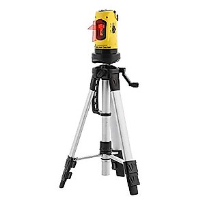 ZELCAN Line Laser Level with Tripod, Auto Leveling Kit Combo with Horizontal/Vertical/Cross-Line, Dual-module Self-Leveling Laser Alignment Tool Set for Hanging Pictures