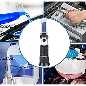 Vomeko,4 in 1 Antifreeze Refractometer, Car Fluids RefractometerDevice,Aluminium Alloy Freezing Point Temperature Tester Device