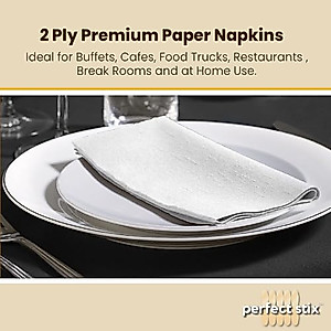 2 Ply Premium Dinner Napkin 1/8 Fold (Package of 300ct) 15" x 17"