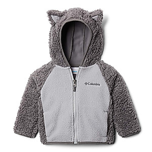 Columbia Baby Foxy Baby Sherpa Full Zip, City Grey/Columbia Grey, 12/18