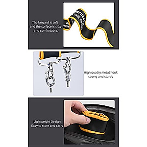 LICHIFIT Widen Lanyard Strap Neck Sling with Warning Sign Drone Accessory for DJI RC PRO/for DJI RC/Mini 3 Pro Remote Controller