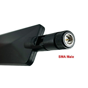 Proxicast 4G/LTE Universal Wide Band 5 dBi Omni-Directional Paddle Antenna + SMA Magnetic Base for Cisco, Cradlepoint, Digi, MoFi, Pepwave, Sierra Wireless and Many Others (ANT-120-007-MAG-2PK)