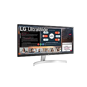 LG 2023 Newest UltraWide WFHD 29 Inch Computer Monitor, 21:9 Curved UltraWide(2560x1080) Full HD IPS Display, 99% sRGB, HDR10, IPS with HDR 10 Compatibility, 75Hz Refresh Rate Bundle with Cefesfy