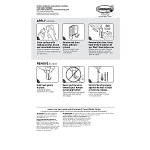 Command Small Wire Toggle Hooks, Damage Free Hanging Wall Hooks with Adhesive Strips, No Tools Wall Hooks for Hanging Organizational Items in Living Spaces, 16 White Hooks and 24 Command Strips