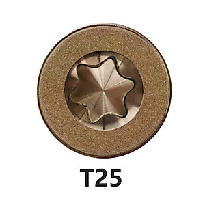 DShanLa 100Pcs 35/45/60/80mm Woodworking Pocket Hole Screws T25 Torx Self Tapping Screws Deck Screw Wood Binding Screws for Hardwood DShanLa (Length : 60mm)