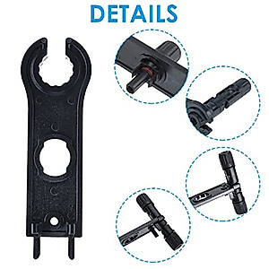 SanSanYa 100PCS Solar Connectors 50Pairs Male/Female Solar Panel Cable Connectors IP67 Waterproof