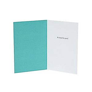 Hallmark Shoebox Funny Congratulations Card or Graduation Card (Toast) (0349RZF3023)