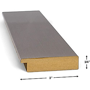 Deco TV Frames - Brushed Stainless Smart Frame Compatible ONLY with Samsung The Frame TV (55", Fits 2021-2023 Frame TV)