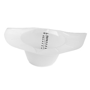 Graduated Specimen Collector Pans [Pack of 5] Toilet Nursing Hat for Urine, Vomit & Stool Collection Fits Over Toilets and Commodes - 30 oz for Women and Elderly (5)