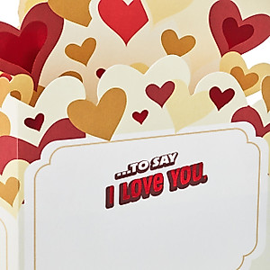 Hallmark Paper Wonder Star Wars Baby Yoda Pop Up Love Card, Anniversary Card (Reaching Out)