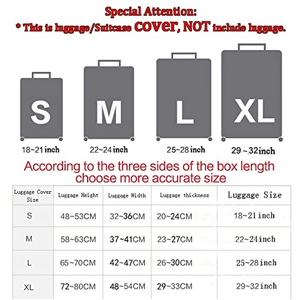 Ystardream Van Gogh Starry Night Travelling Luggage Cover Washable Suitcase Protector Anti-scratch Suitcase Cover Colorful Luggage Suitcase Protective Cover Fits20 inch Inch