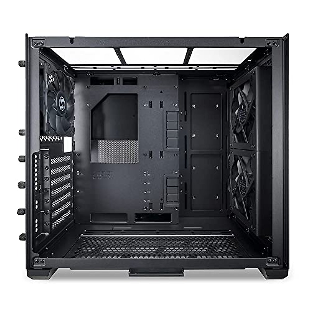 Lian Li O11 Air Small Case - Mini ITX - Mesh & Aluminum Panel - include 2 x 140MM PWM fans & 120mm PWM fan - up to 200mm long full ATX PSUs (O11AMX BLACK)