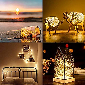 Koxly 6 Pack 20ft 60 Led Fairy Lights with Remote Timer Waterproof Christmas Decor Battery Operated Twinkle Firefly Lights for Bedroom, Garden, Easter, Party, Christmas Indoor and Outdoor Decorations