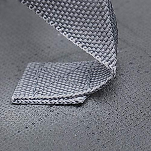 BESTOMZ Blanket Bag with Zipper and Handles Large Storage Bag for Comforters Clothes Grey 44x30x48cm (Zipper Color Random)