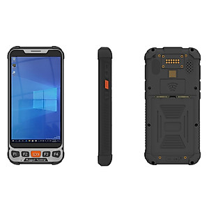 REORON 5.5 inch Windows10 Pro 4GB+64GB Handheld Terminal PC with Docking Station, Black