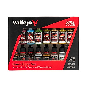 Vallejo Game Color Specialist Acrylic Paint Set - Assorted Colours (Pack of 16)