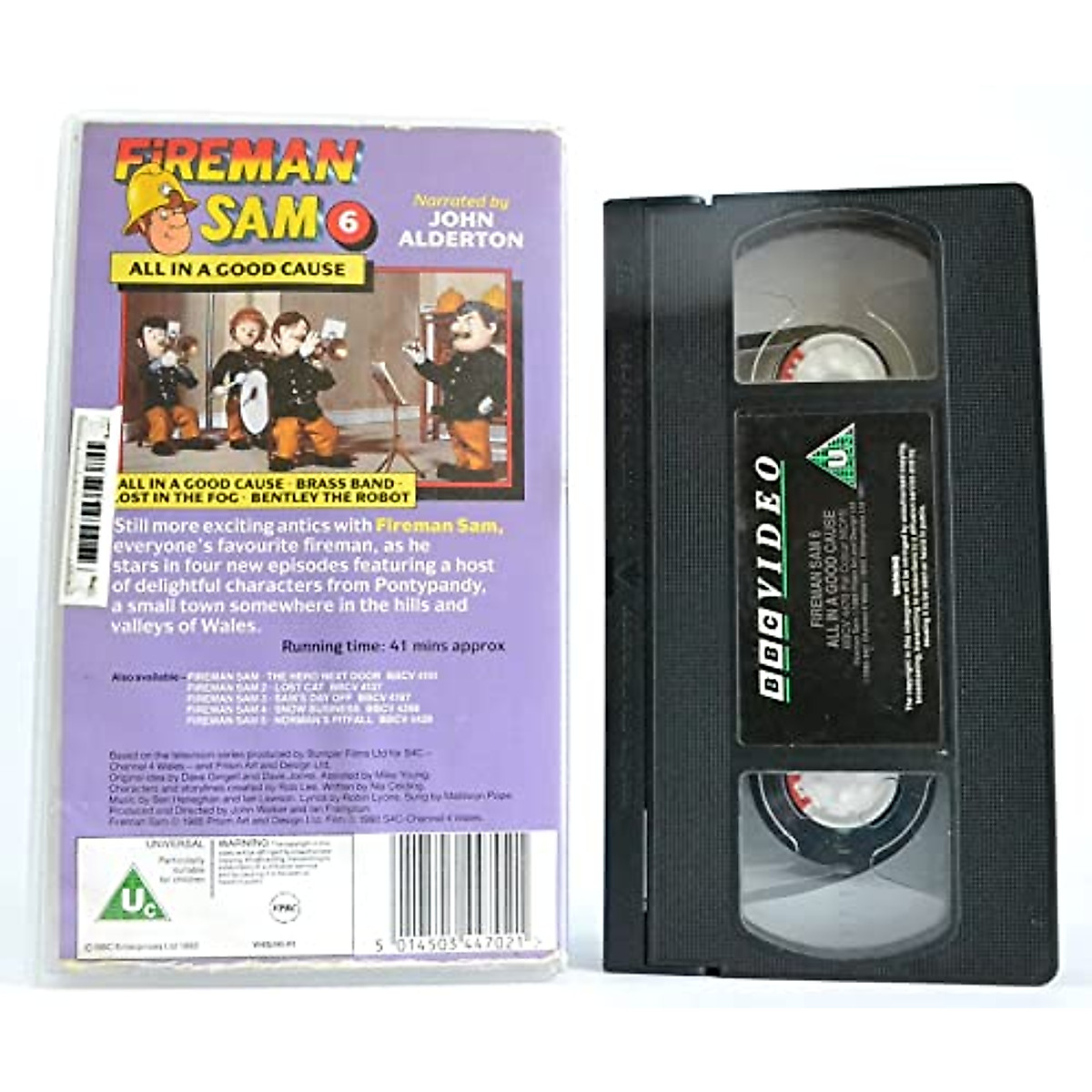 Fireman Sam (vol.6): All In A Good Cause - Bentley The Robot - Children’s VHS