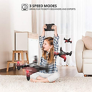 Holy Stone HS190 Foldable Mini Nano RC Drone for Kids Gift Portable Pocket Quadcopter with Altitude Hold 3D Flips and Headless Mode Easy to Fly for Beginners