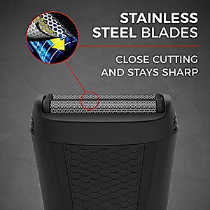 Remington PF7200 F2 Comfort Series Foil Shaver, Men's Electric Razor, Electric Shaver, Black