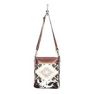 Myra Bags Eazy Breezy Canvas, leather & Rug Shoulder Bag S-1898