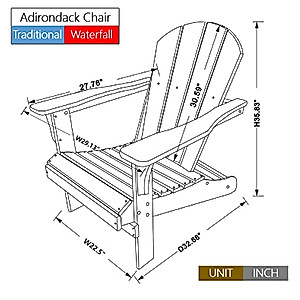 kevinplus Adirondack Chair Set of 2 & Side Table, Modern HDPE Resin Composite Adirondack Chairs for Adult, Weather Resistant for Outdoor Fire Pit Patio Garden Campfire Backyard Beach Pool, White
