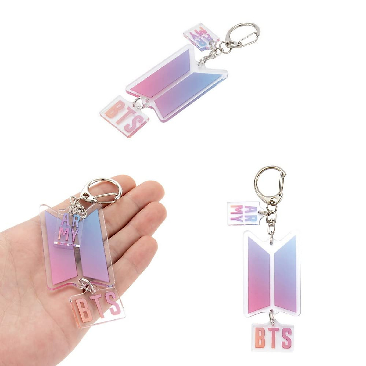 YANENG Kpop Bangtan Boys Merch Keychain Pendant Key Ring Bagpack Keychain School Bag Accessory for Army Fans Gift