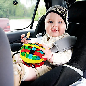 Inbeby Sensory Buckle Pillow Toys, Travel Essential Toy for Toddler 1-3, Montessori Toys Fine Motor Skills Busy Toys, Sensory Fidget Toys for Autistic Children, Airplane Activities for Toddler 1-3