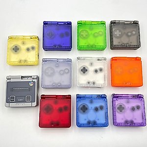 Cool Clear for GBA SP Replacement Housing Shell Cover for Game Boy Advance SP (Clear)