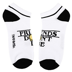 Bioworld Stranger Things Logos Casual Ankle Socks for Men 5-Pack
