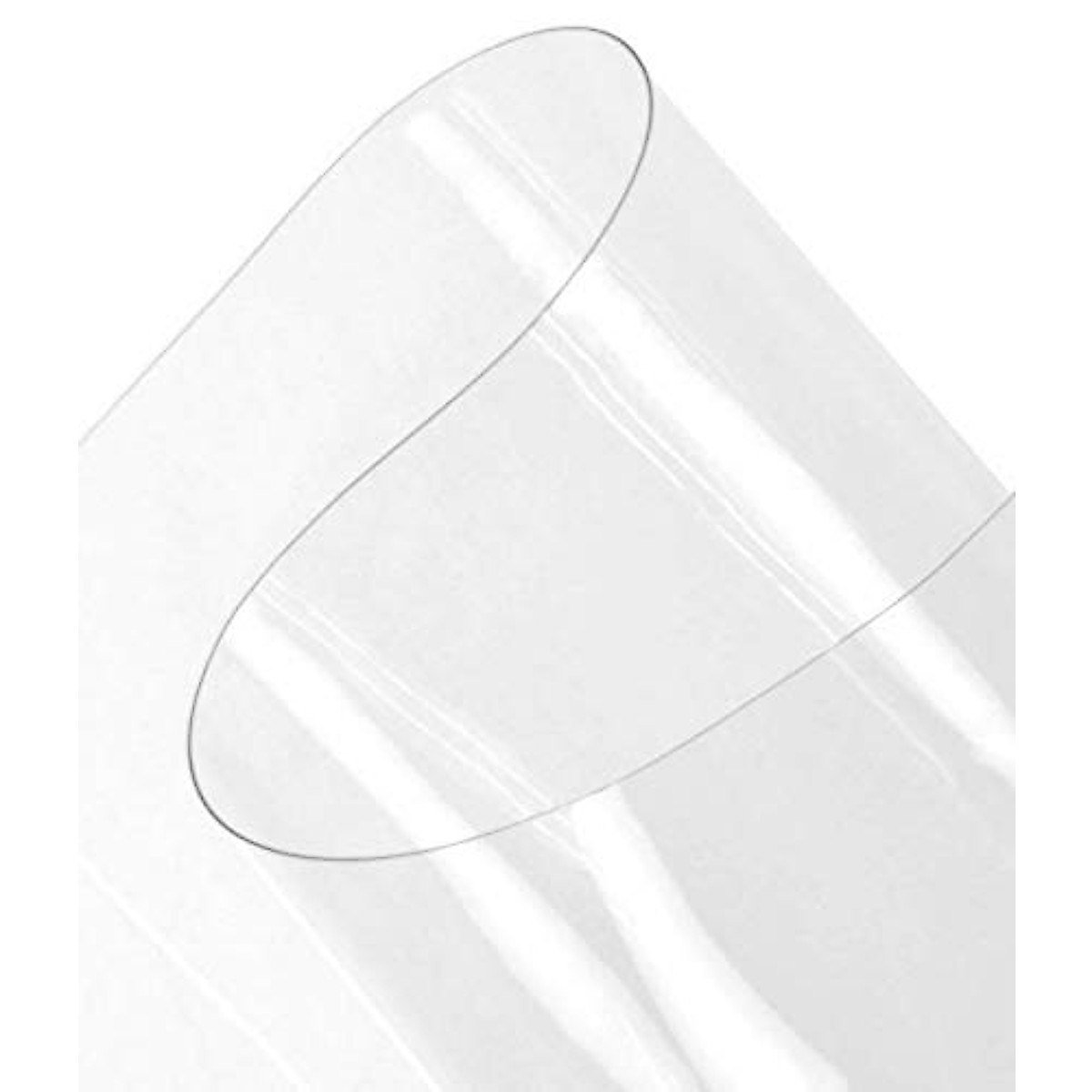 Clear Plastic Vinyl Fabric 04 Gauge - 60 Gauge Sizes by The Yard DIY Table Covers Machinery Recreational Use Waterproof Covering Lining (16 Gauge)