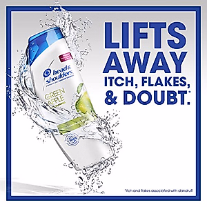 Head and Shoulders Green Apple Daily-Use Anti-Dandruff Shampoo, 13.5 fl oz