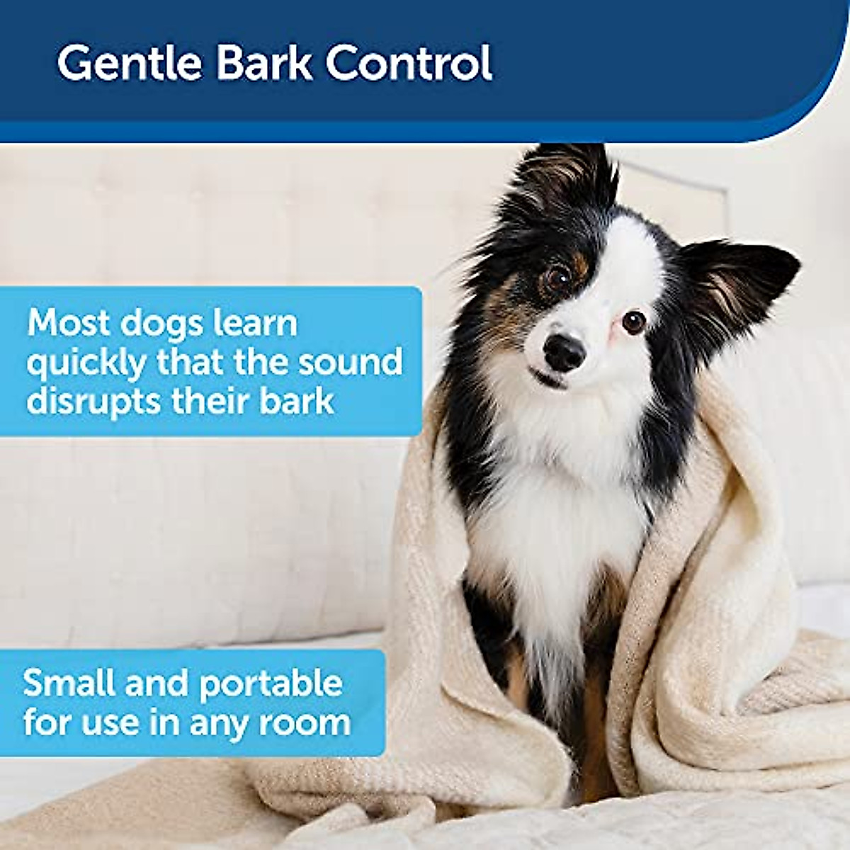 PetSafe Single Room Indoor Dog Bark Control - Ultrasonic Device to Deter Barking Dogs - No Collar Needed - Up to 25 ft Range - Automatic Anti-Bark Pet System