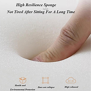 RUANLOV Contemporary Kitchen & Dining Room Chairs with Arms, Modern Minimalist Restaurant Chair, Elegant Kitchen Chairs, PU Leather Cushion and Metal Legs Bar Chairs (C)