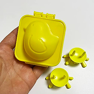 JARPSIRY Boiled Egg Mold Egg Tool Chicken Shape Kitchen Novel Cute Little Chick Creative Gadget Let Children Love to Eat Eggs Restaurant Decoration