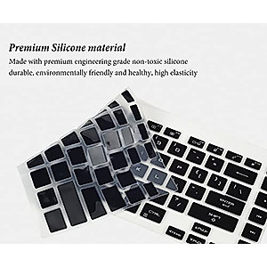 Keyboard Cover Skin for 2021 New ASUS ROG Strix G15 Gaming Laptop G513QR G513QR-ES96, 15.6" ASUS ROG Strix G15 G513 G533 G533ZX-XS96/AS94 Keyboard Skin[Not Fit for 2020 ASUS ROG Strix G15]-Black