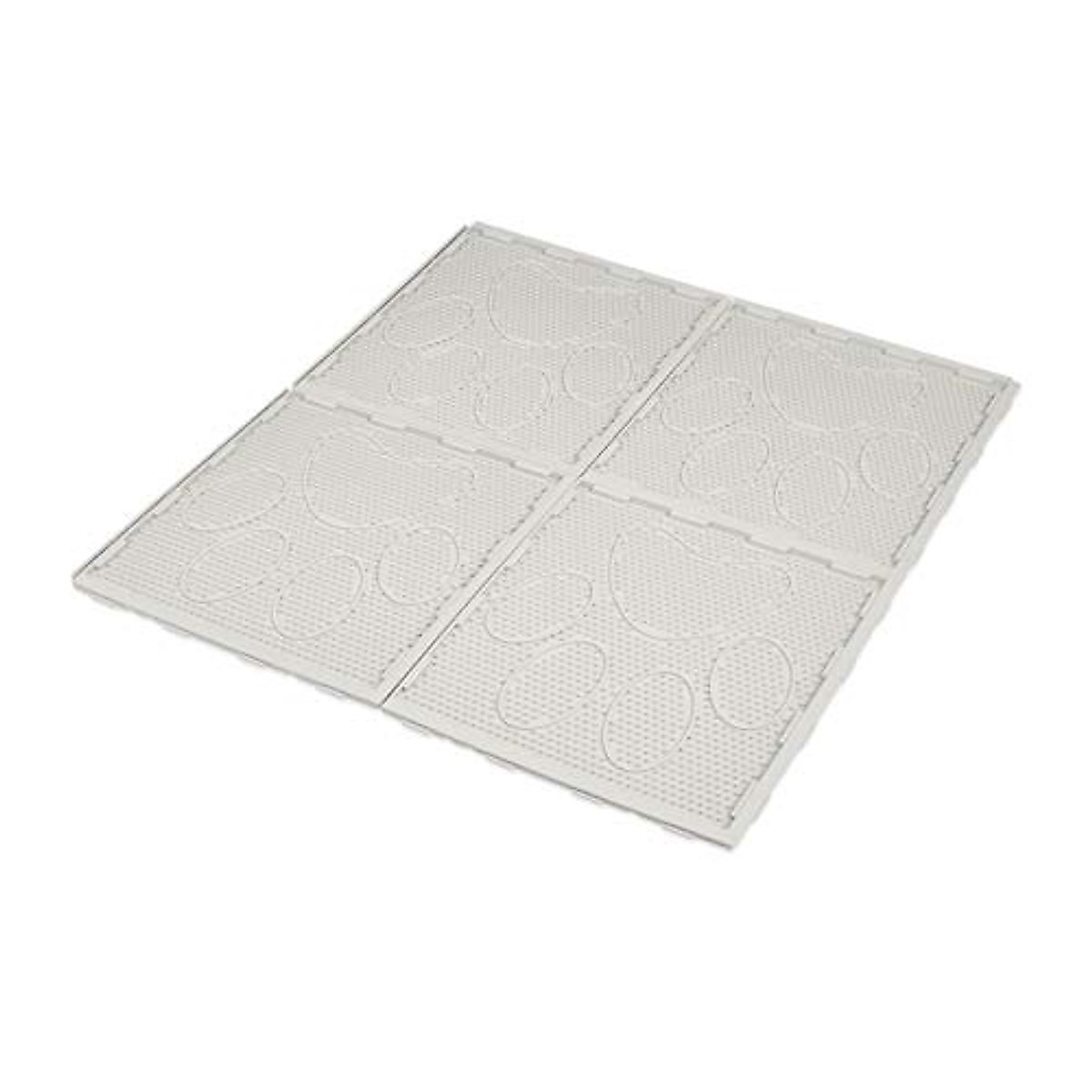 Van Ness Pets Trackless Cat Litter Mat Tiles, Customizable And ExpAndable, Set of 4 Tiles