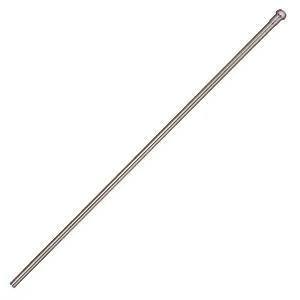 Westbrass D120-07 3/8" x 20" Brass Bullnose Faucet Riser Supply Line, Satin Nickel