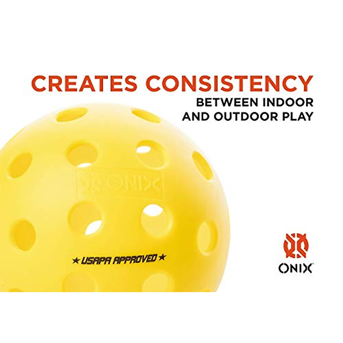 Onix Fuse G2 Outdoor Pickleball Balls - Yellow and Neon Pickleballs - 3 and 6 Packs of Pickleball Balls