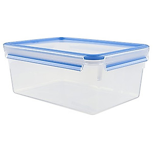 Emsa Clip and Close Storage Container, Rectangular, 125.1 Ounces