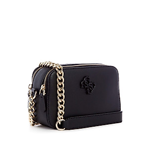 GUESS womens Noelle Crossbody Camera, Black, One Size US