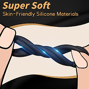 XINBALE Silicone Penis Rings Set Sex Toys for Men，5 Different Sizes Cock Rings for Erection Enhancing, Long Lasting Stronger Men Sex Toy, Strechy Adult Toys for Couples Pleasure